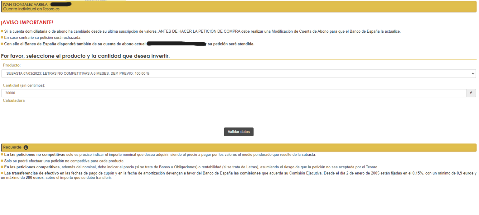 Cómo comprar Letras del Tesoro paso a paso - Formación en bolsa